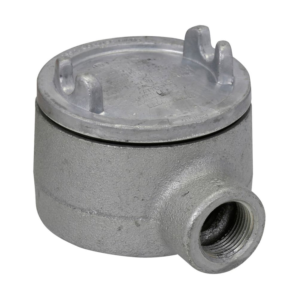 Caja de registro redonda, serie GUAB, entrada 1" NPT - Crouse Hinds ...