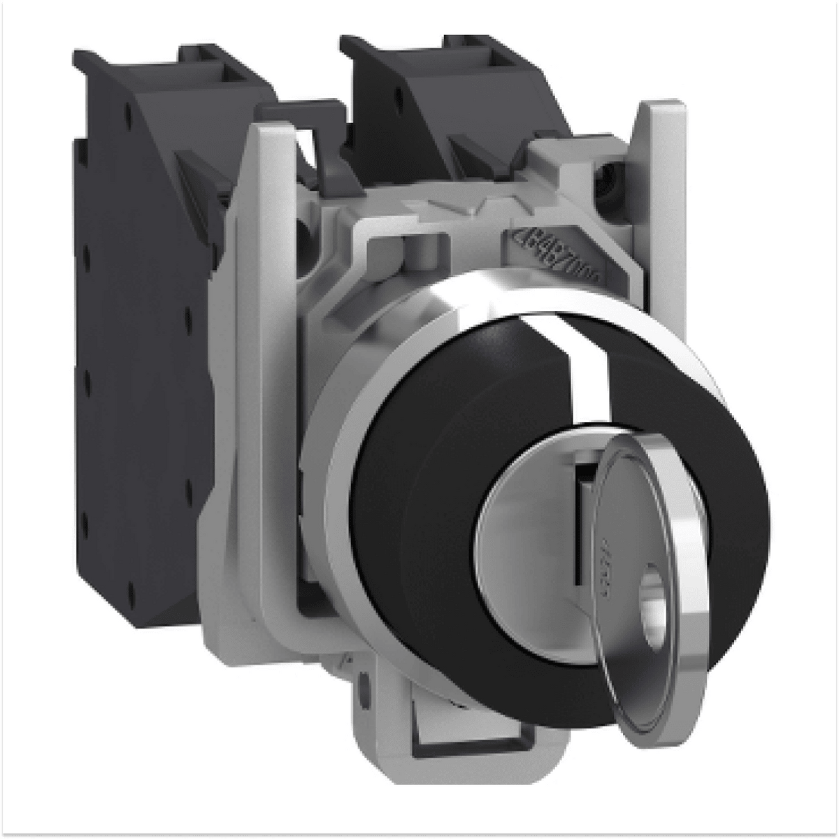 Conmutador selector negro 22 cierre de 3 posiciones - 2 NA — Aei.mx