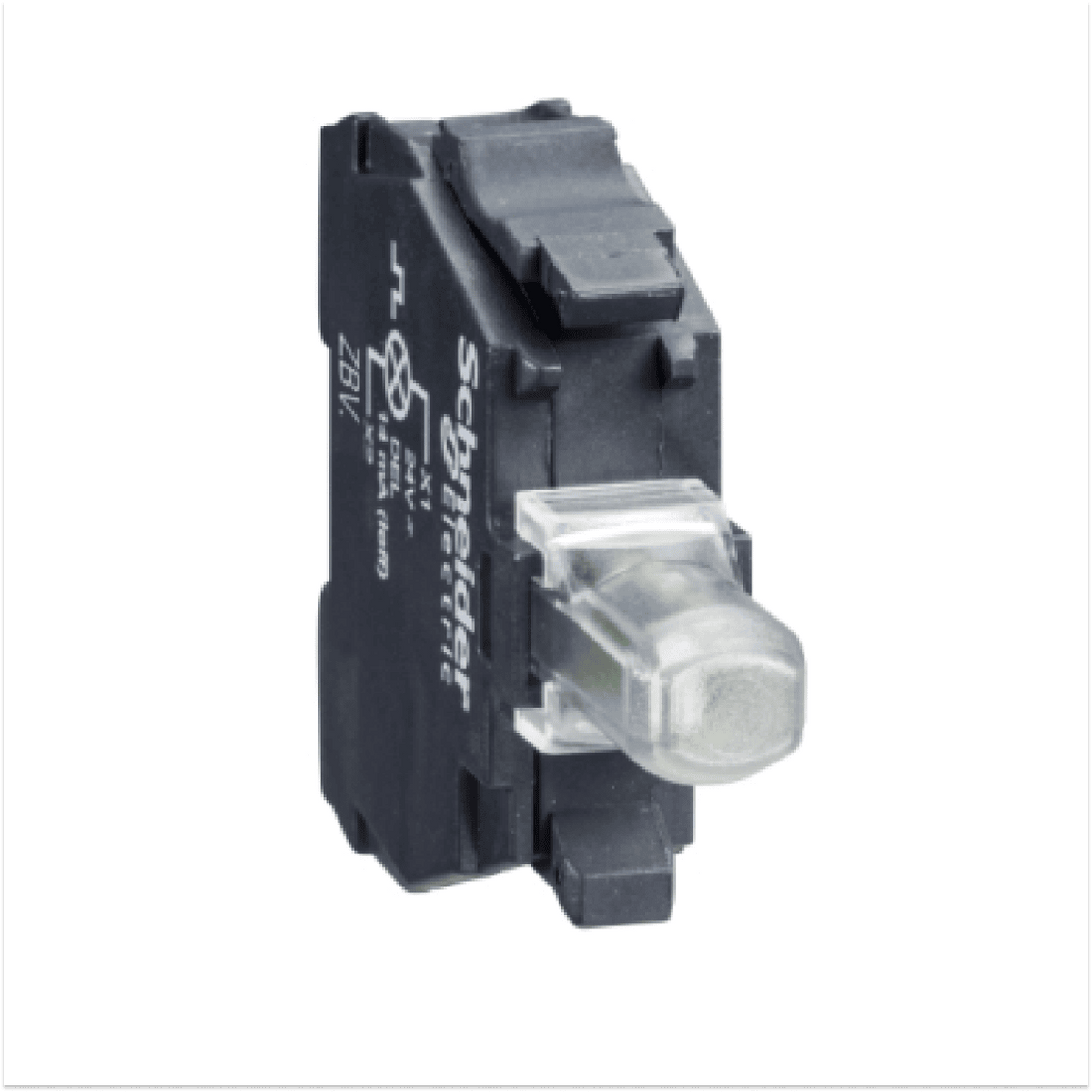 Bloque luminoso - 22 - led integral rojo - 24 v — Aei.mx