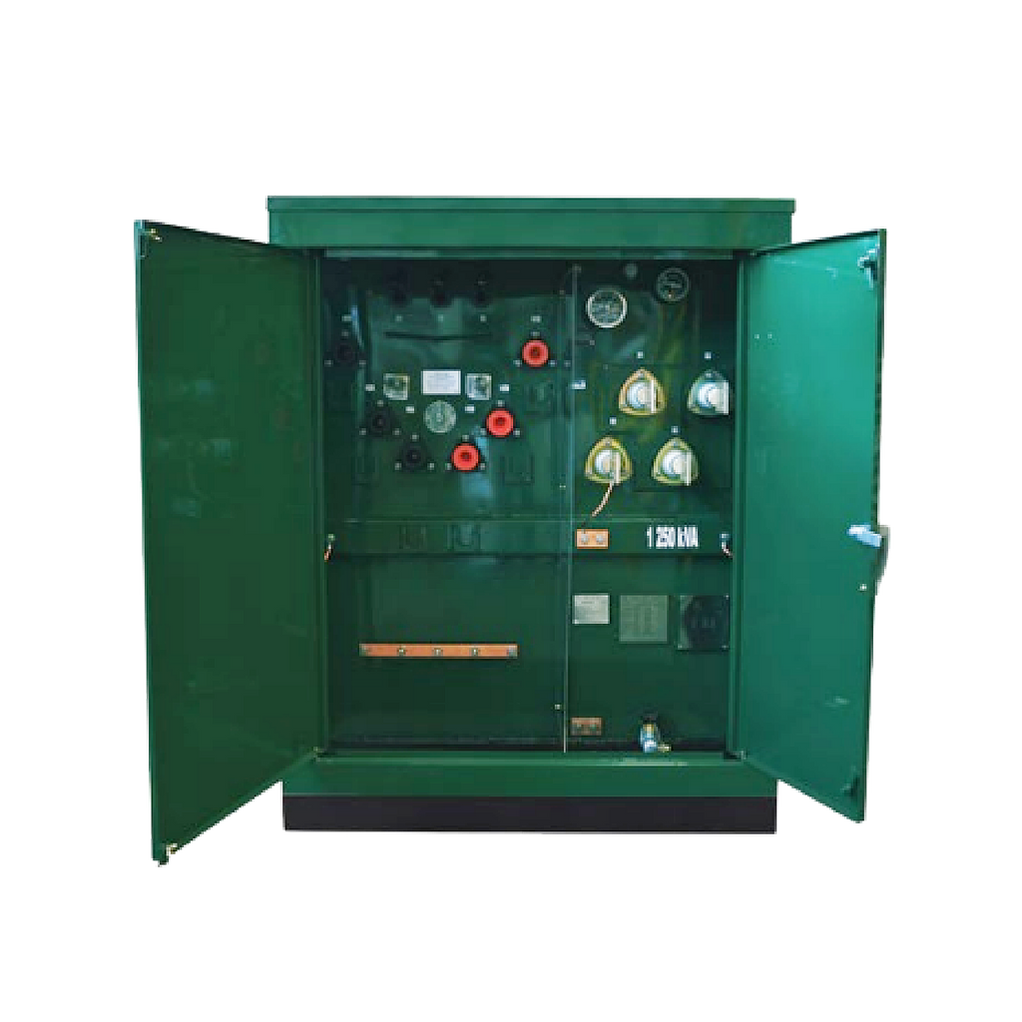 Transformador trifasico pedestal 75 KVA radial delta-estrella — Aei.mx