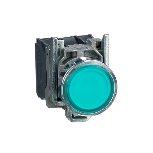 Boton verde luminoso 22mm 24V Harmony XB4 — Aei.mx