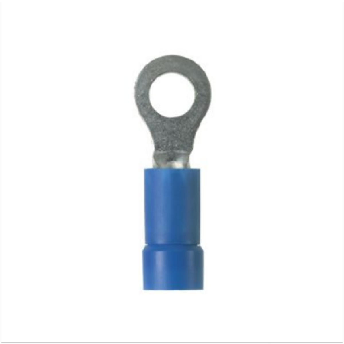 Terminal estaå?ada tipo anillo aislada (PVC) color azul — Aei.mx